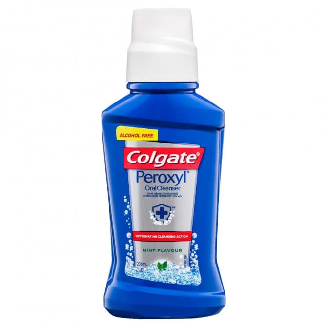 Buy Colgate Peroxyl Alcohol Free MouthwashMint Flavour 236ml Online