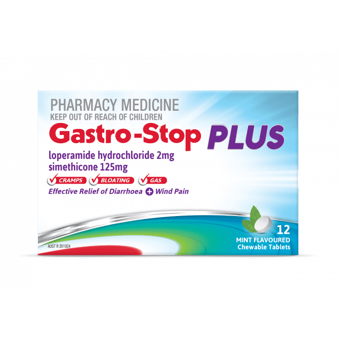 Buy Gastro Stop Plus Chewable Mint 12 Tablets Online