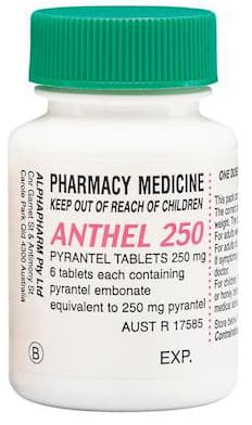 Buy Anthel 250mg 6 Tablets Online | Pharmacy Direct