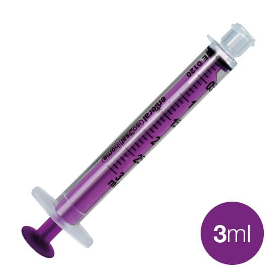 Buy Enfit Enteral Home Use Syringe 3ml Single or Box 100 Online