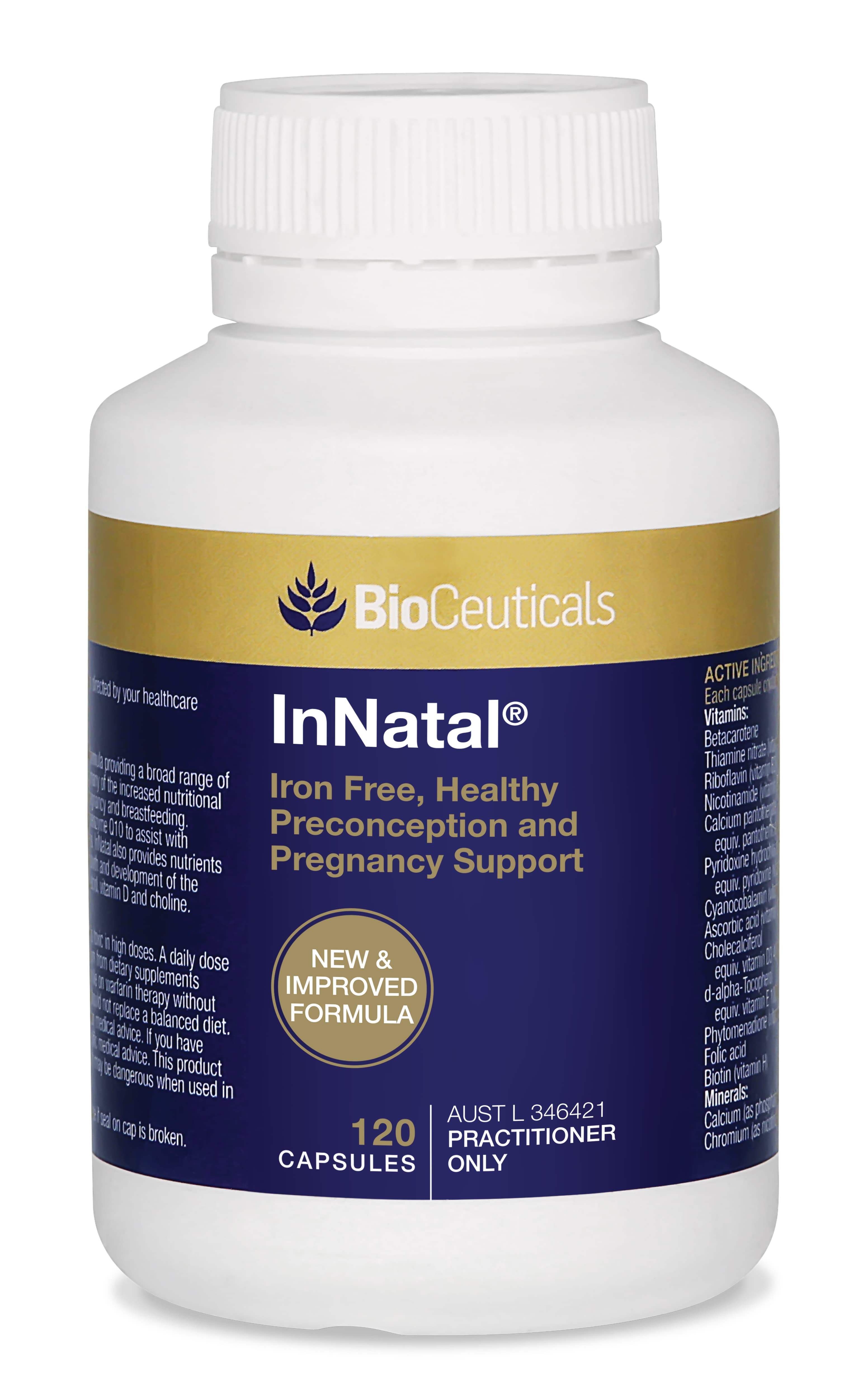 BioCeuticals InNatal 120 Capsules - 9337896003480