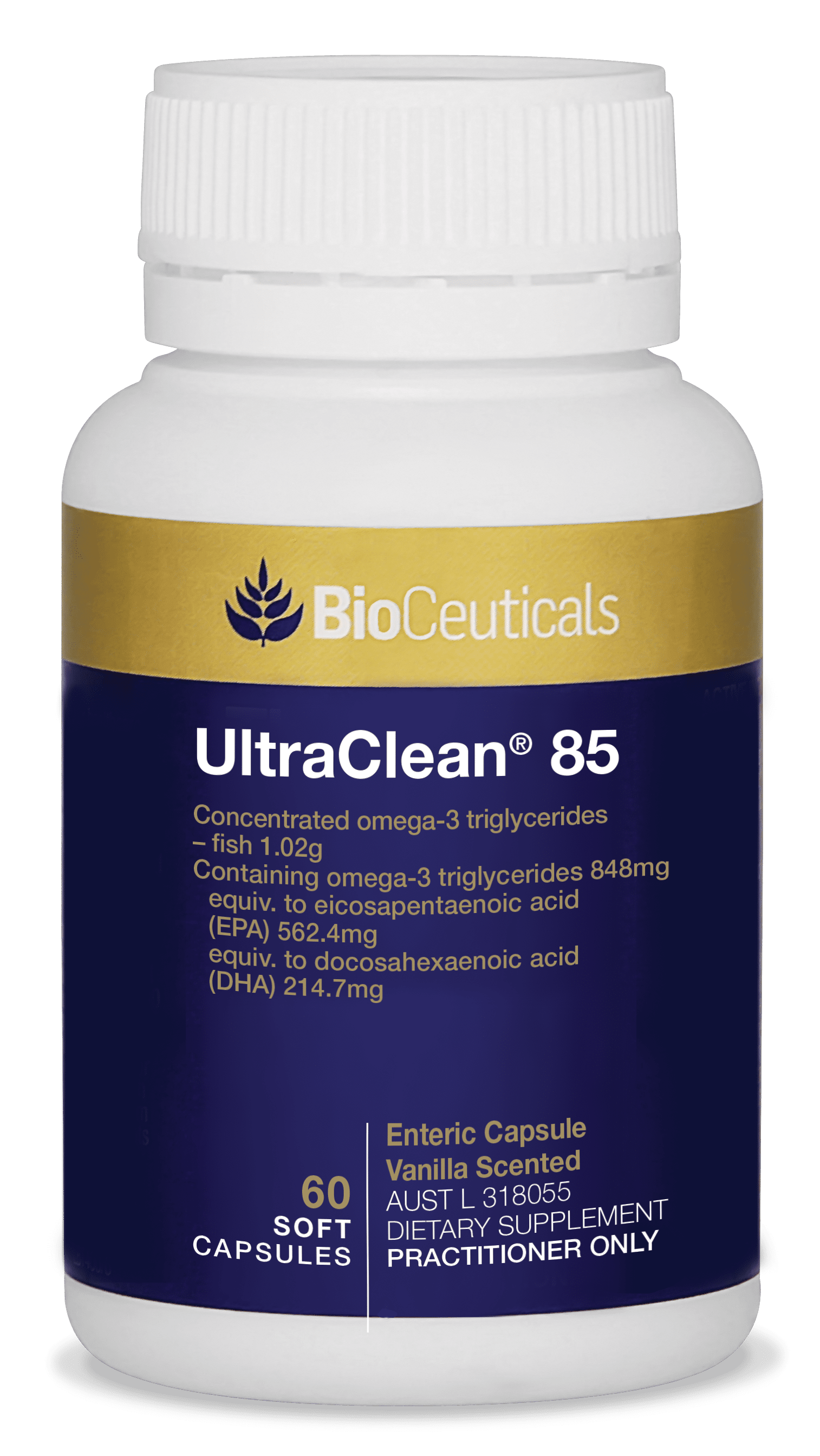 BioCeuticals UltraClean 85 60 Capsules - 9337896000717