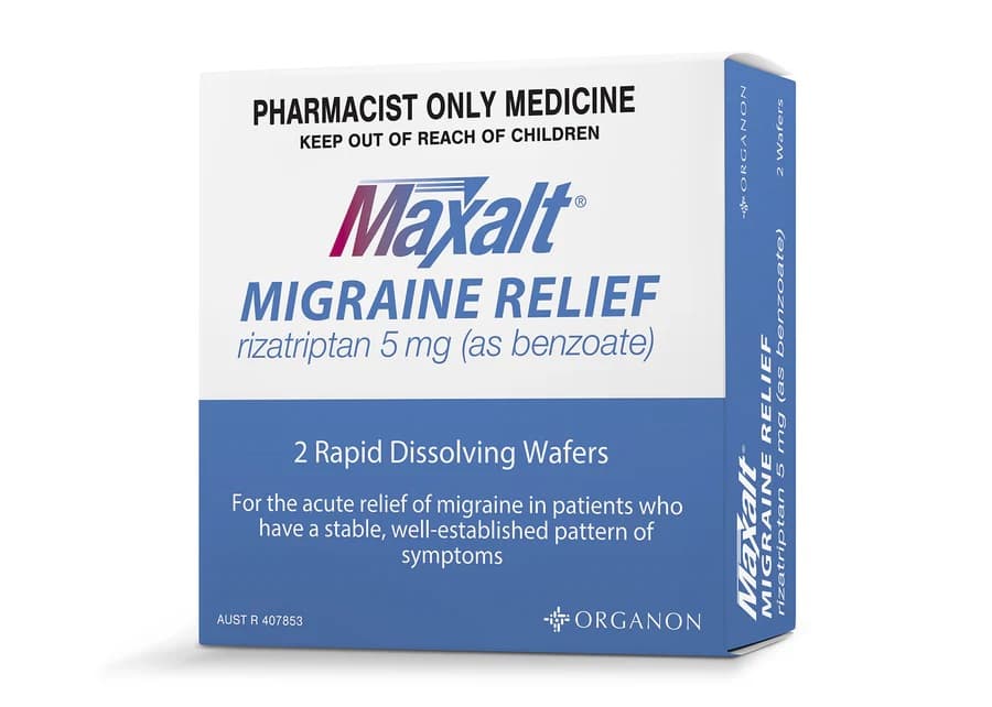 Buy Maxalt Migraine Relief 5mg 2 Tablets Online