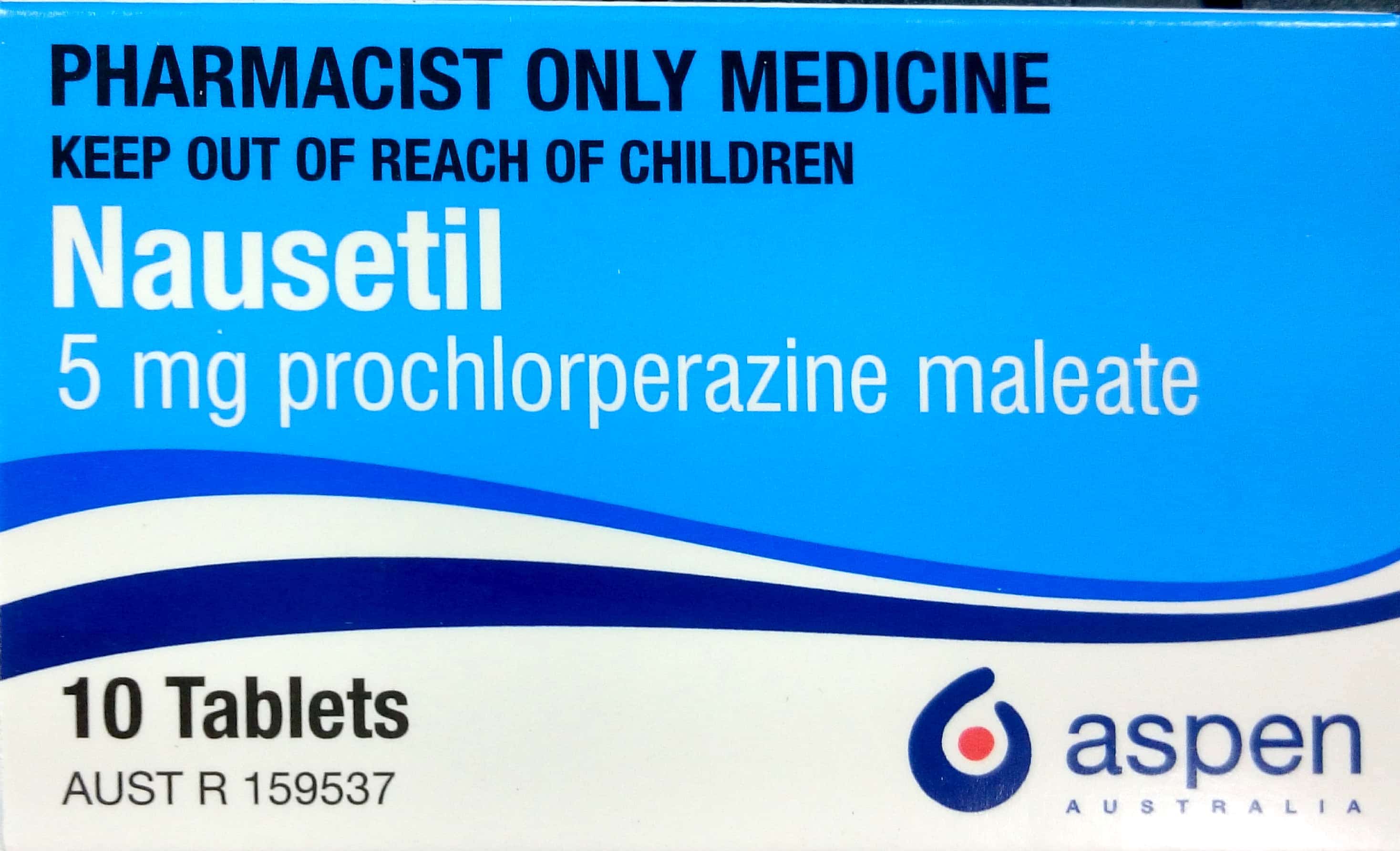 Buy Nausetil 10 Tablets 5mg S3 Online